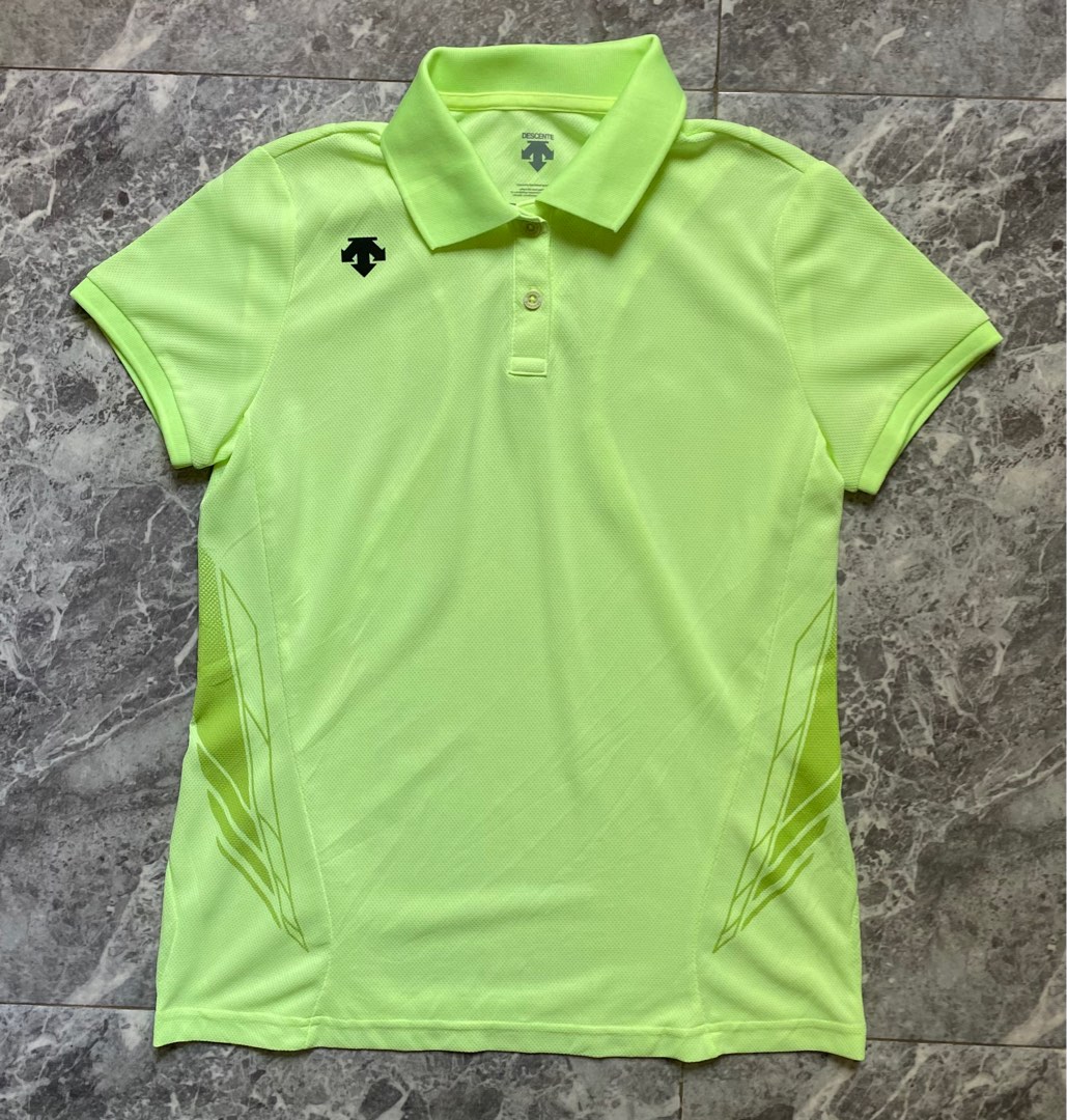 Descente Golp/Tennis Polo Shirt, Women's Fashion, Activewear on Carousell
