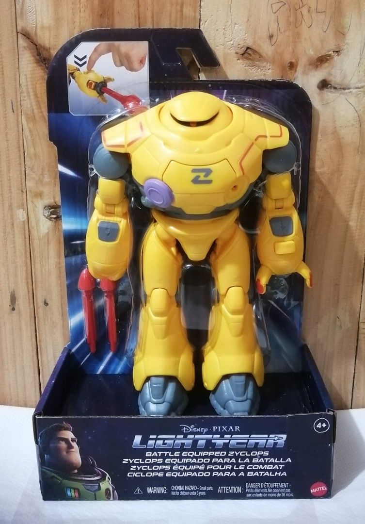 Disney Pixar LIGHTYEAR Battle Equipped Zyclops 8" Figure Mattel 2022 ...