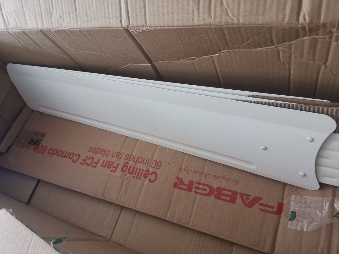 FABER 60" Ceiling Fan FCF COMODO 606, Furniture & Home Living, Lighting ...