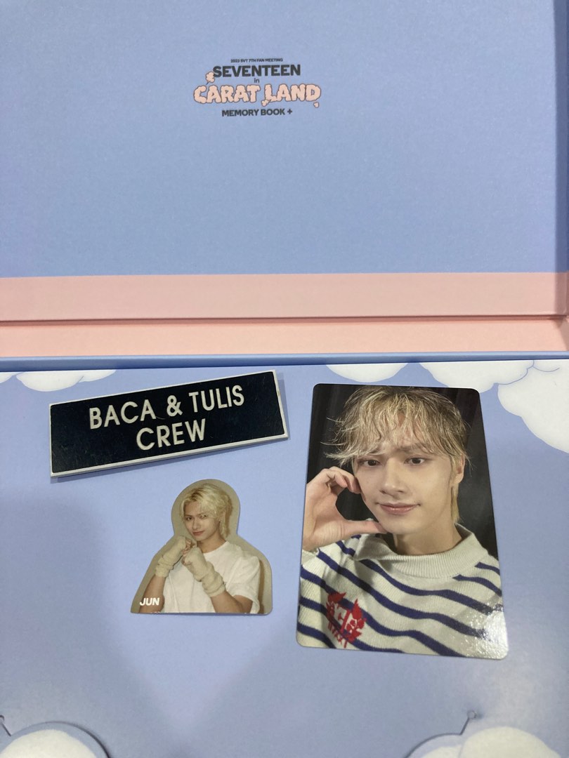 JUN PC STICKERS ; SEVENTEEN CARATLAND 2023, Hobbies & Toys ...