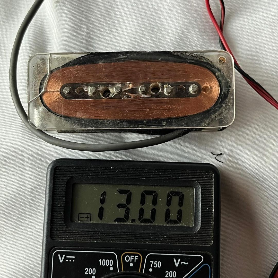 Gibson P100 Vintage 1980s Clear Bobbin UC452B P90 Pickup n boss fender ...