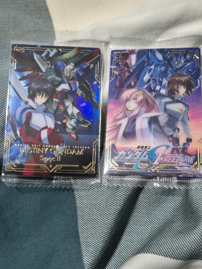 Gundam seed freedom wafer cards, Hobbies & Toys, Toys & Games on Carousell