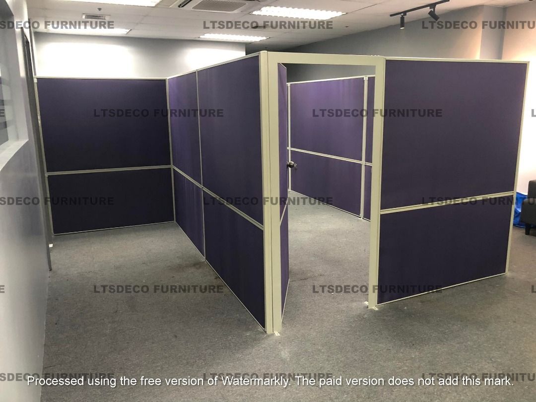 HIGH PANEL WORKSTATION PARTITION | OFFICE PARTITION, Furniture & Home ...