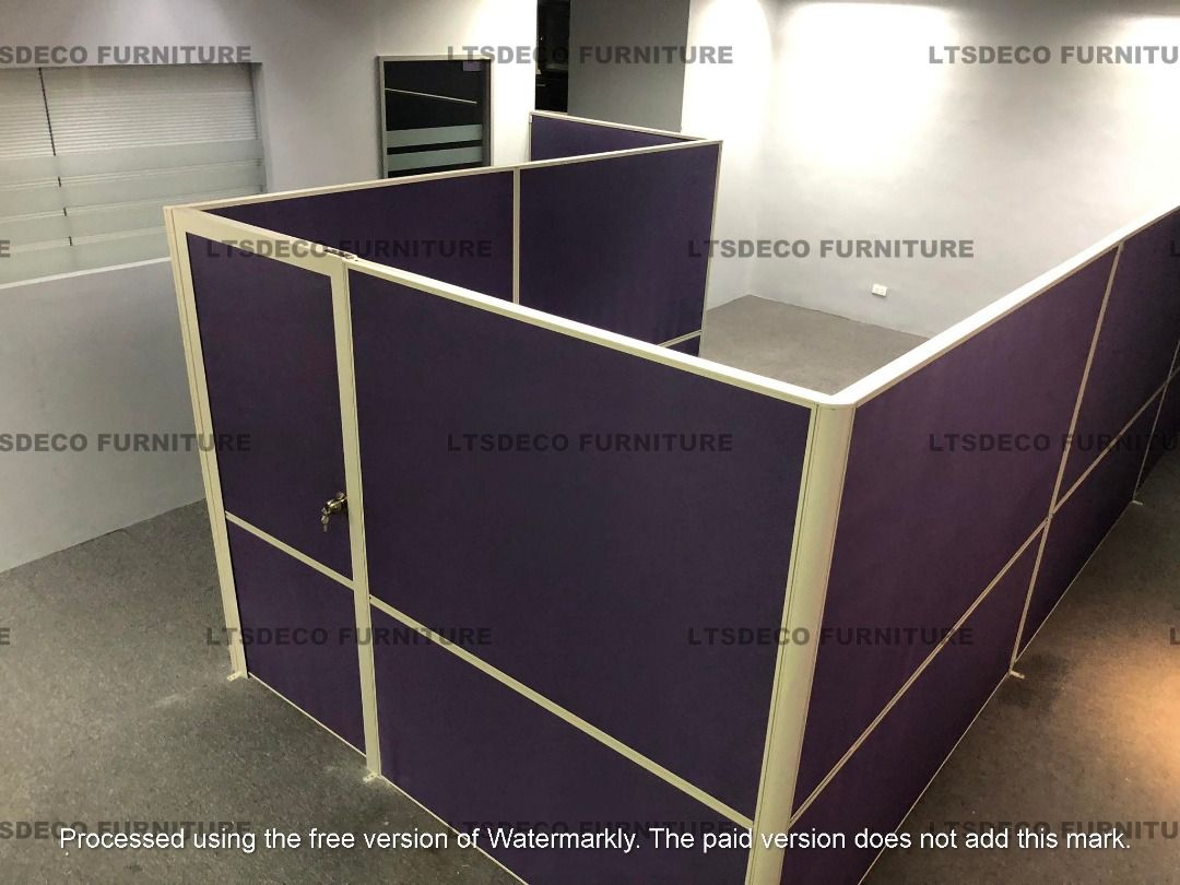 HIGH PANEL WORKSTATION PARTITION | OFFICE PARTITION, Furniture & Home ...