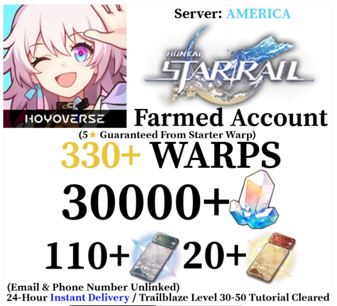 Honkai: Star Rail HSR Starter Reroll Account, Video Gaming, Gaming ...
