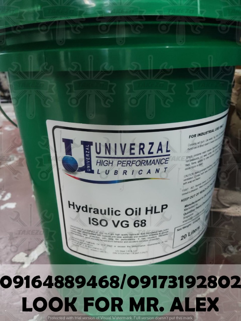 HYDRAULIC OIL ISO VG 68, Commercial & Industrial, Construction & Building Materials on Carousell