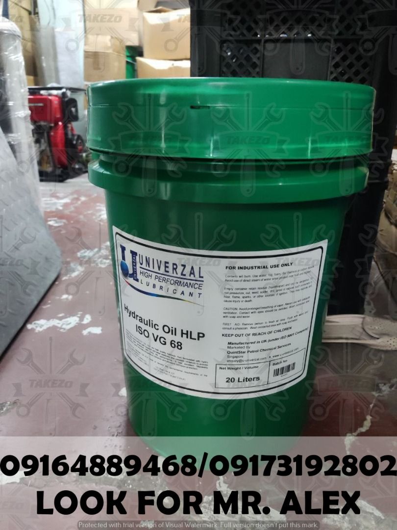 HYDRAULIC OIL ISO VG 68, Commercial & Industrial, Construction & Building Materials on Carousell