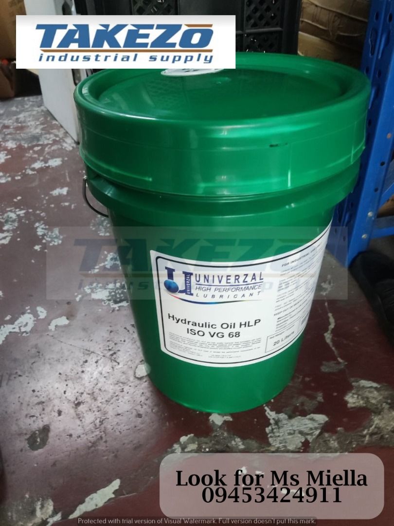 Hydraulic oil iso vg 68, Furniture & Home Living, Cleaning & Homecare ...