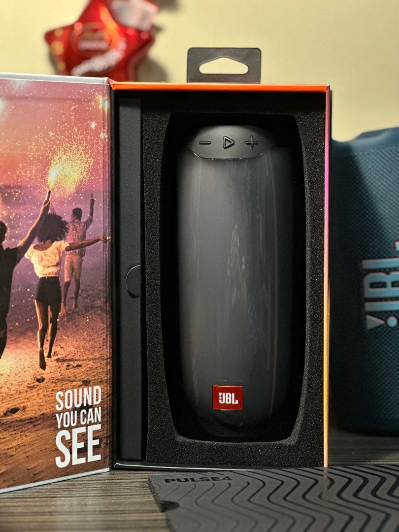 JBL Pulse 4 black, Audio, Soundbars, Speakers & Amplifiers on Carousell