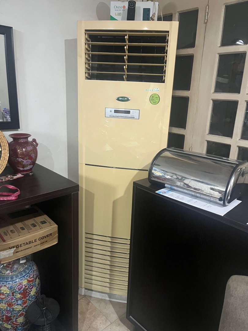 Kolin floor 3TR mounted Aircon inverter, TV & Home Appliances, Air ...