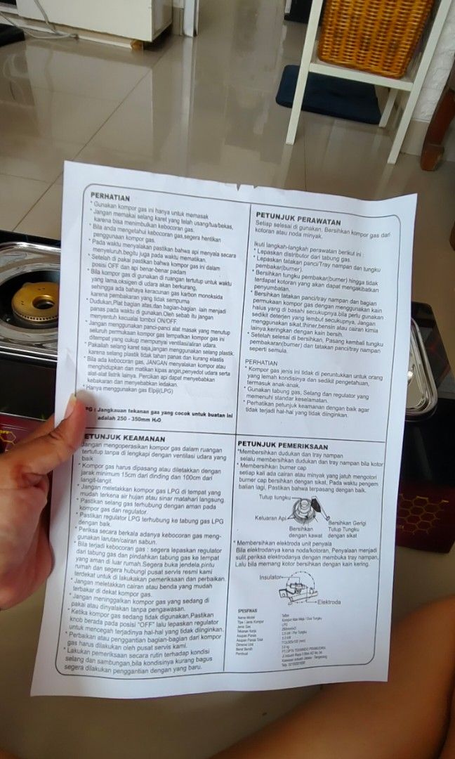 Kompos Gas Kaca 2 Tungku merk Takashimura, Kitchen & Appliances di ...