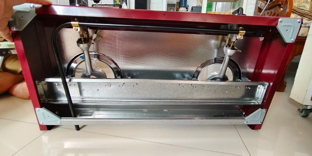 Kompos Gas Kaca 2 Tungku merk Takashimura, Kitchen & Appliances di ...