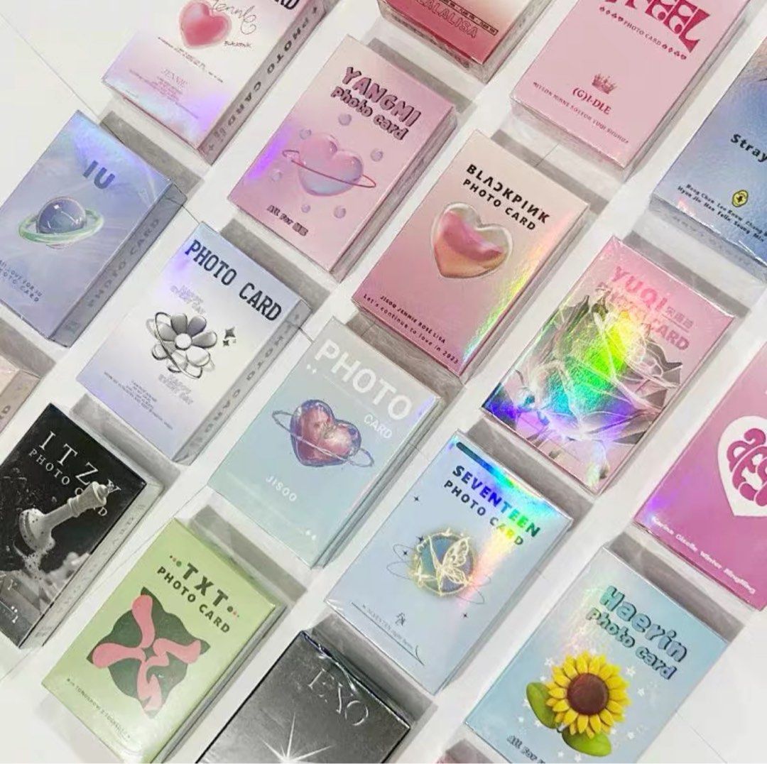 K-pop card BLACKPINK, G-idol ,IVE,Stray kids, 興趣及遊戲, 收藏品及紀念品, 韓流 - Carousell