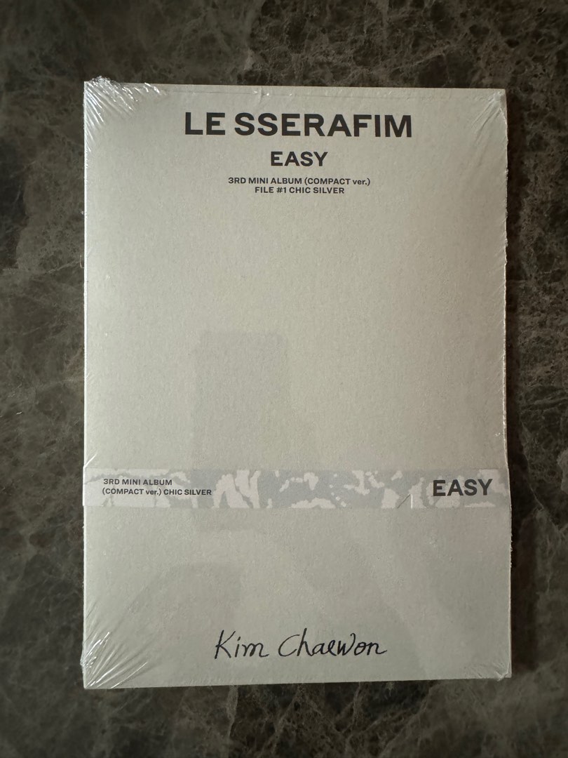 全新未開 LE SSERAFIM Easy Album Compact ver. Kim Chaewon 金采源 單封 lesserafim ...