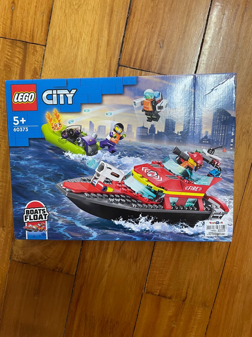 Lego 60373 City Fire Rescue Boat Building Blocks, Hobbies & Toys, Toys ...