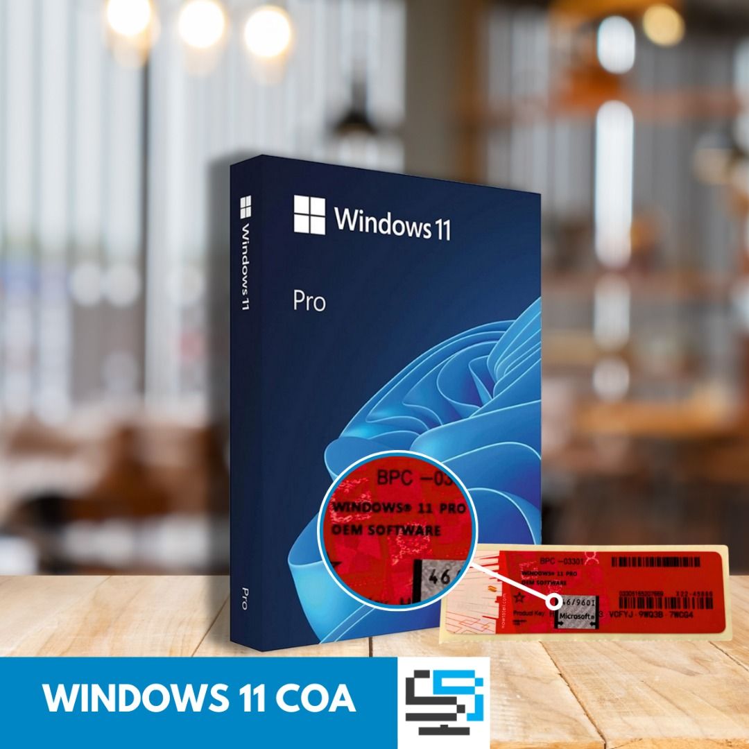 Microsoft Windows 11 COA, Computers & Tech, Office & Business ...