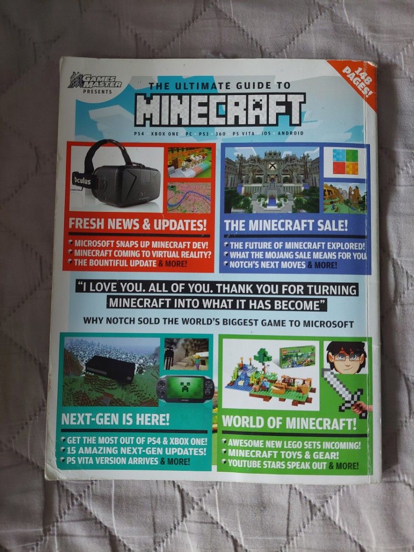 Minecraft Official Combat Handbook, Hobbies & Toys, Toys & Games on ...