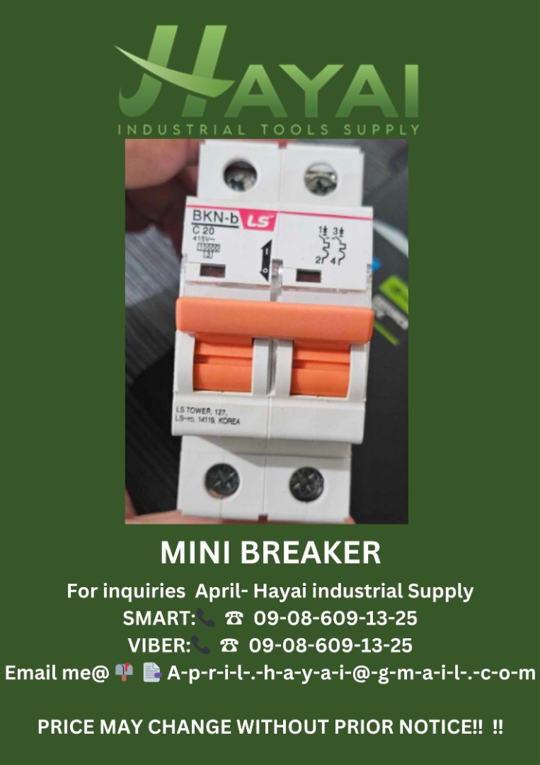 Mini breaker, Commercial & Industrial, Construction Tools & Equipment ...