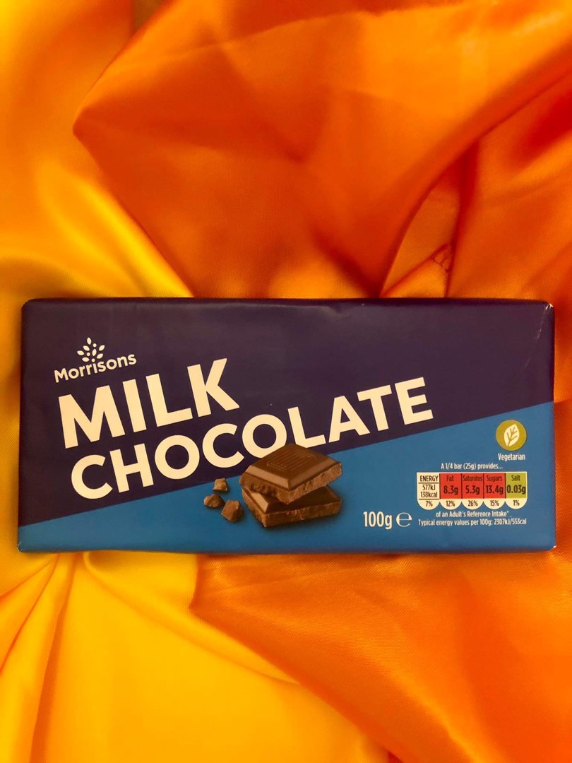 Morrisons Milk Chocolate 100g (Imported from UK) - Best Before End: May ...