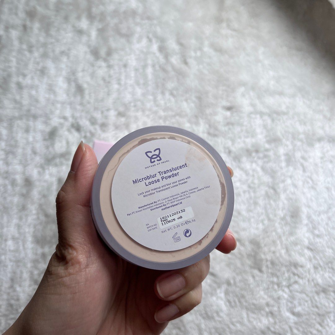 Mother of Pear MOP Translucent Microblur Loose Powder, Kesehatan ...