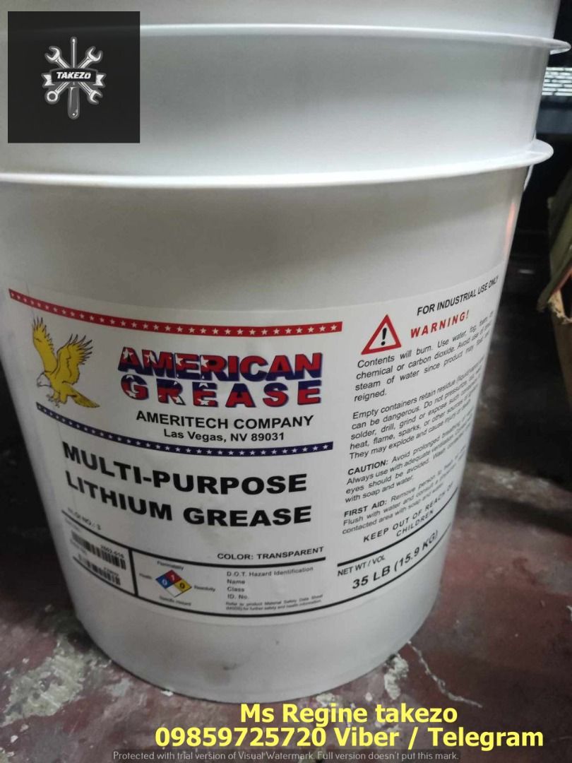Multi-purpose lithium grease #3, Commercial & Industrial, Construction ...