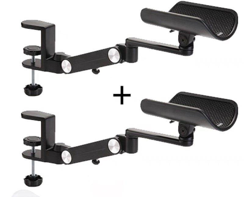 One Pair of 360 Degree Rotation Armrests | Computer Table Arm Hand Rest ...