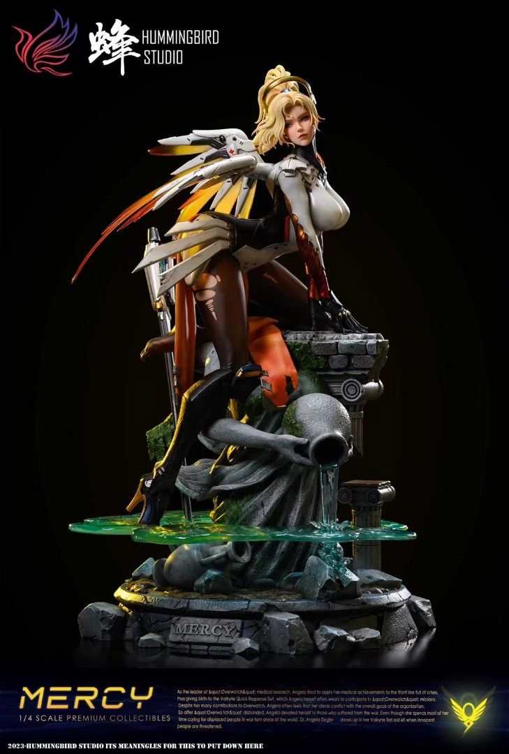 [Overseas Stock] Overwatch Hummingbird Studio Mercy Angel Angela ...