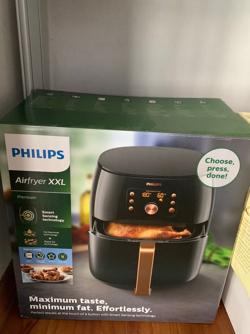 PHILIPS HD9860 SMART AIRFRYER XXL (Black), TV & Home Appliances ...