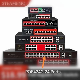 Unmanaged Network Switch 2.5G x 8 ports POE and Non PoE + 10G SFP port ...