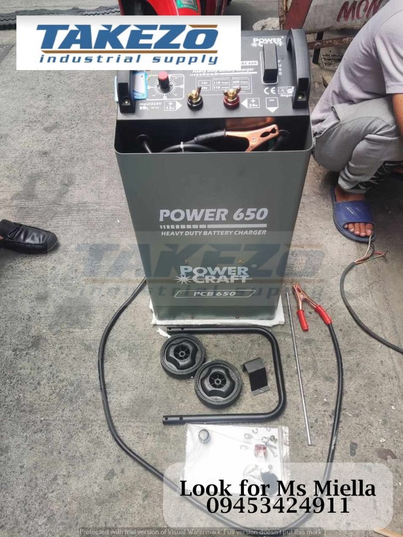 POWER CRAFT BATTERY CHARGER 650 A., Commercial & Industrial ...