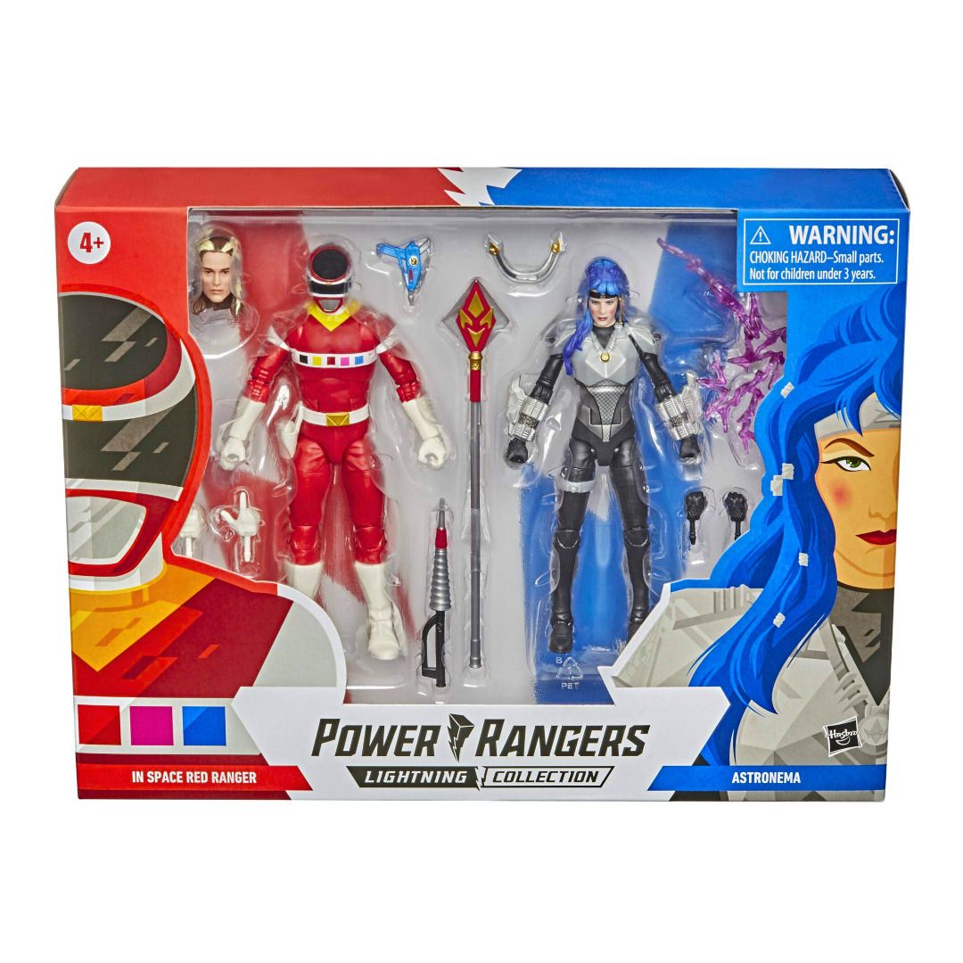 Power Rangers In Space Lightning Collection In Space Red Ranger and ...