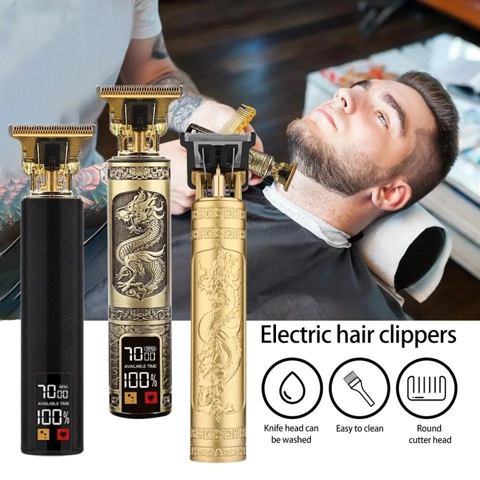 【Pre-Order】Electric Hair Clipper Rechargeable Hair Trimmer Beard ...
