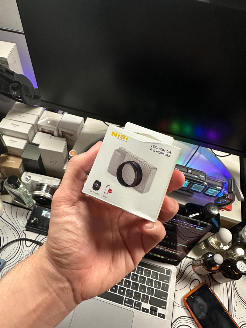 RICOH GR3 Filter Adapter NiSi, Photography, Cameras on Carousell