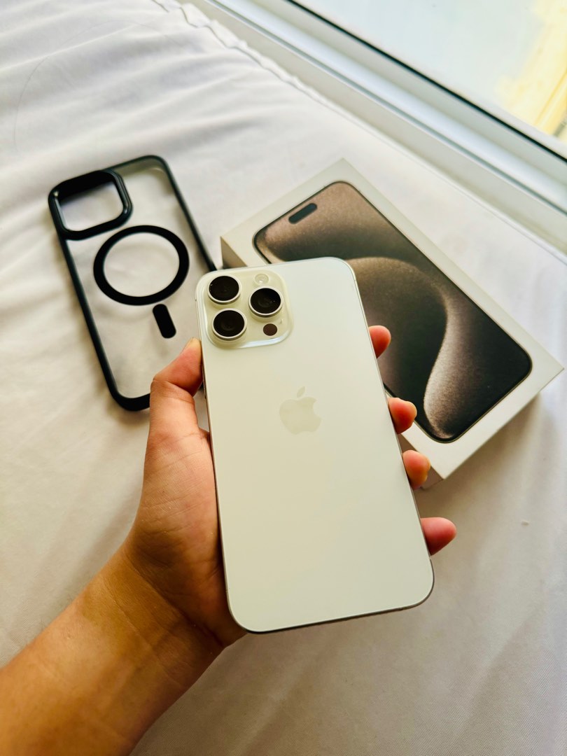 Sale or Swap Iphone 15 pro max 256gb Factory unlocked NTC WHITE TITANIUM, Mobile Phones ...