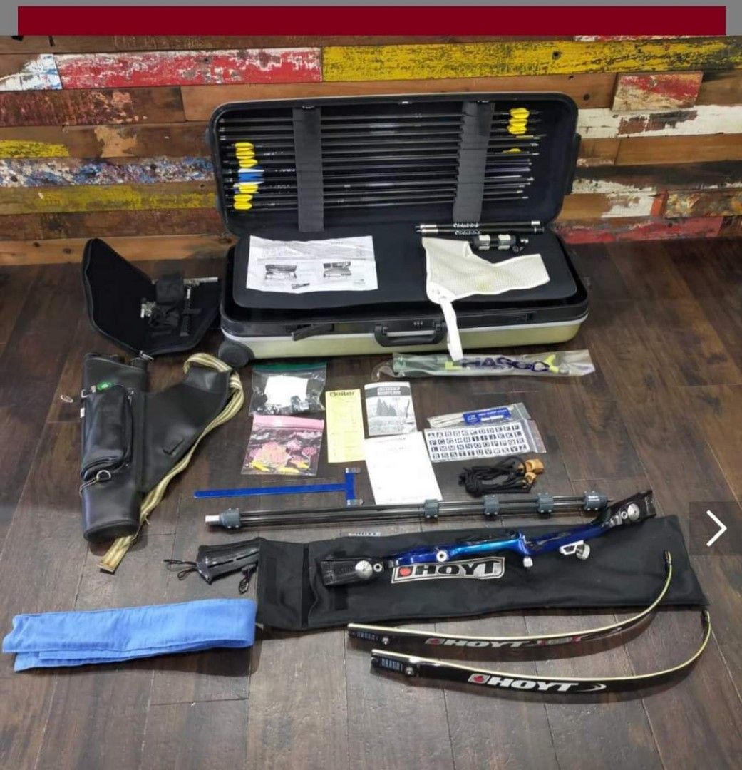 Set memanah recurve left-hand (hoyt), Sports Equipment, Other Sports ...