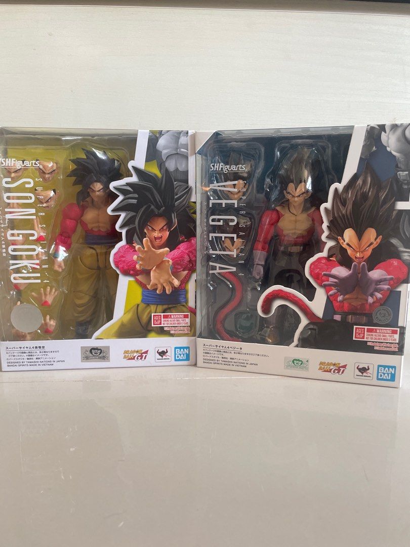 Shf ssj4 Goku and ssj4 Vegeta Shf dragonball sh figuarts , Hobbies ...