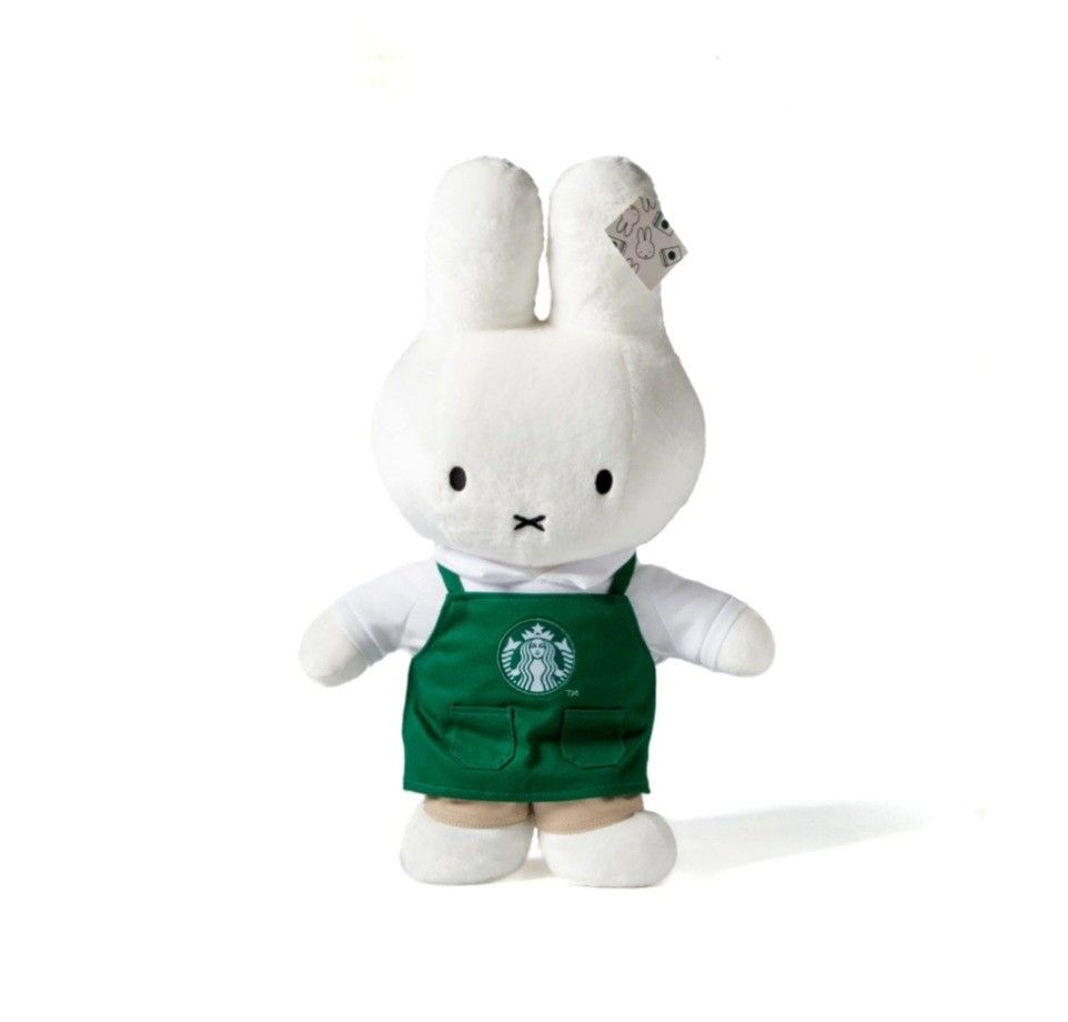Starbucks + Miffy Barista Miffy Plush, Hobbies & Toys, Toys & Games on Carousell