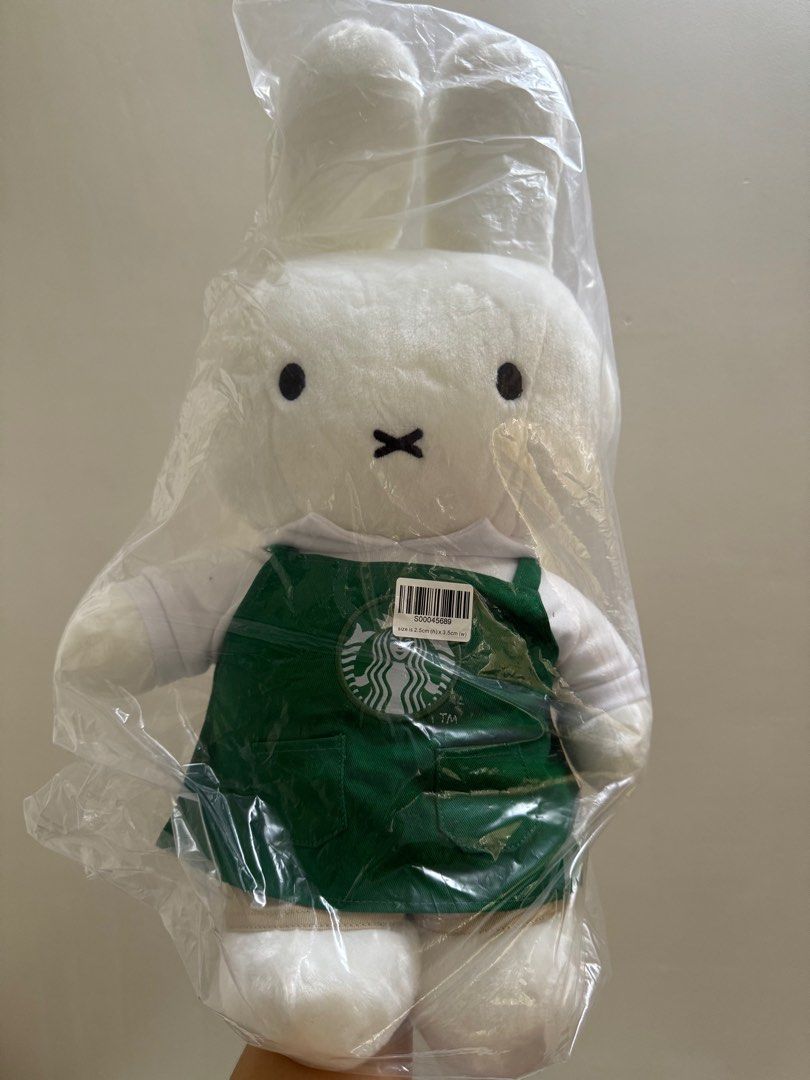 Starbucks + Miffy Barista Miffy Plush, Hobbies & Toys, Toys & Games on Carousell