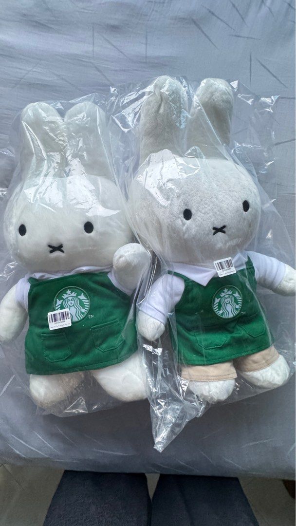 Starbucks + Miffy Barista Miffy Plush, Hobbies & Toys, Toys & Games on Carousell