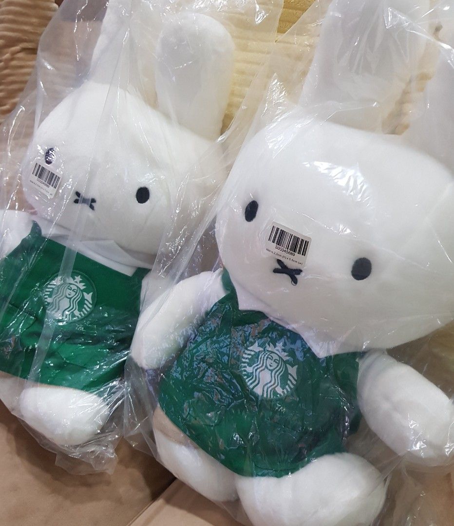 Starbucks + Miffy Barista Miffy Plush, Hobbies & Toys, Toys & Games on Carousell