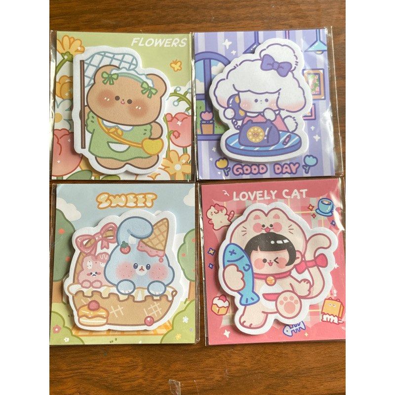 Sticky Notes Lucu 30 lembar | Sticky notes original bear memo paper ...