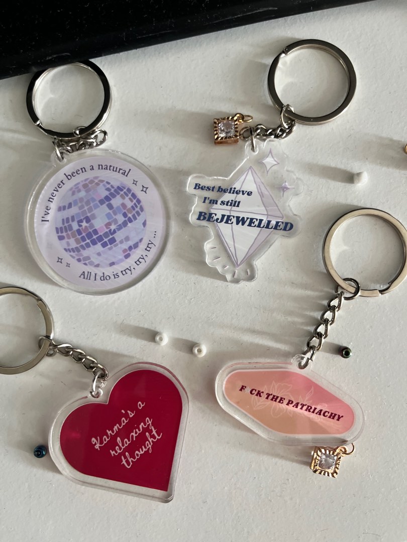 Taylor Swift Keychains, Hobbies & Toys, Collectibles & Memorabilia, Fan ...