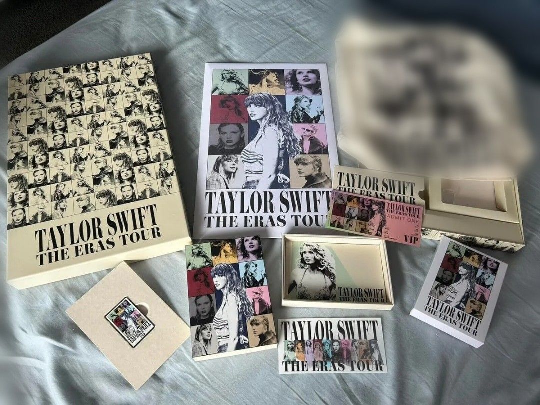 TAYLOR SWIFT VIP BOX (without totebag & vip id/lanyard), Hobbies & Toys ...