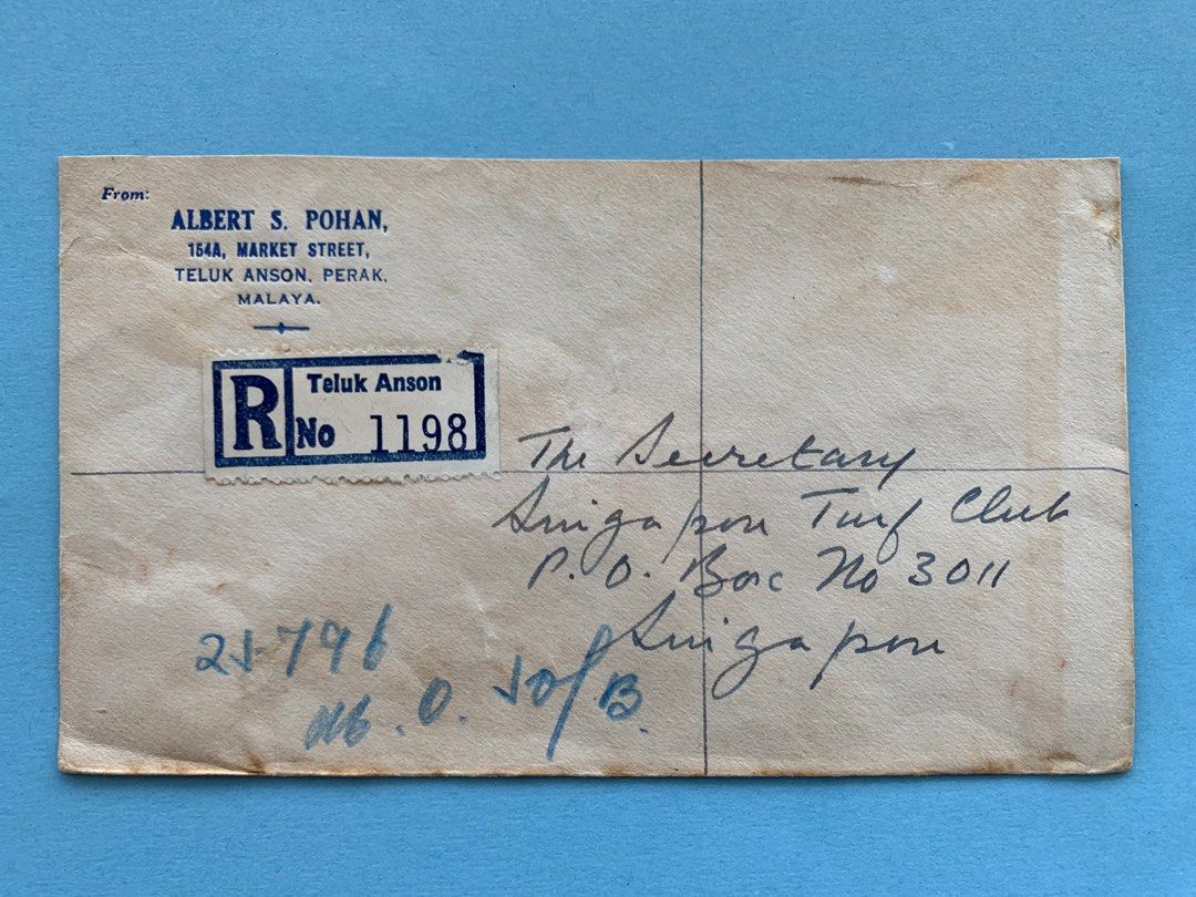 Telok Anson Ipoh 1957 Cover, Hobbies & Toys, Collectibles & Memorabilia ...