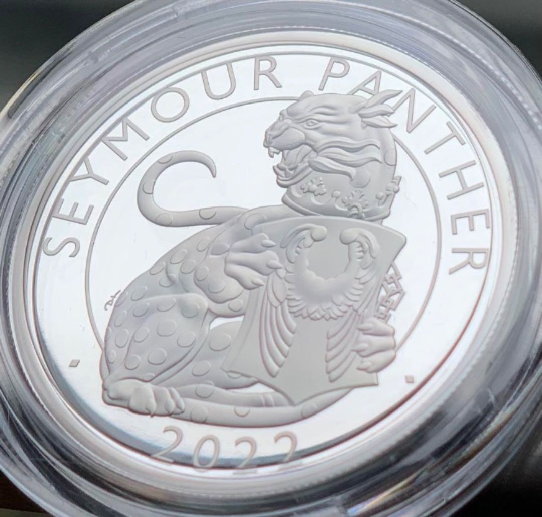 The Seymour Panther 2022 UK 2oz Silver Proof Coin - The Royal Tudor ...