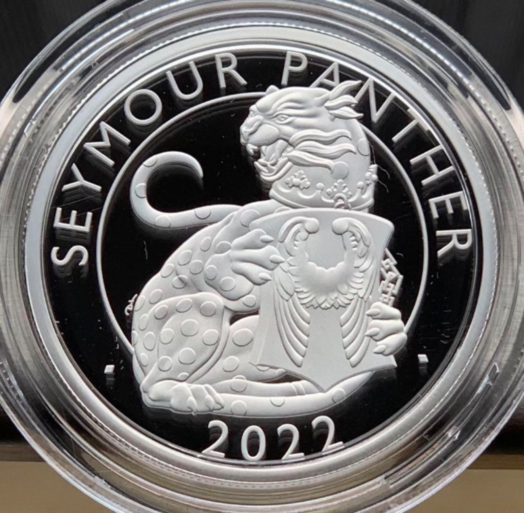 The Seymour Panther 2022 UK 2oz Silver Proof Coin - The Royal Tudor ...