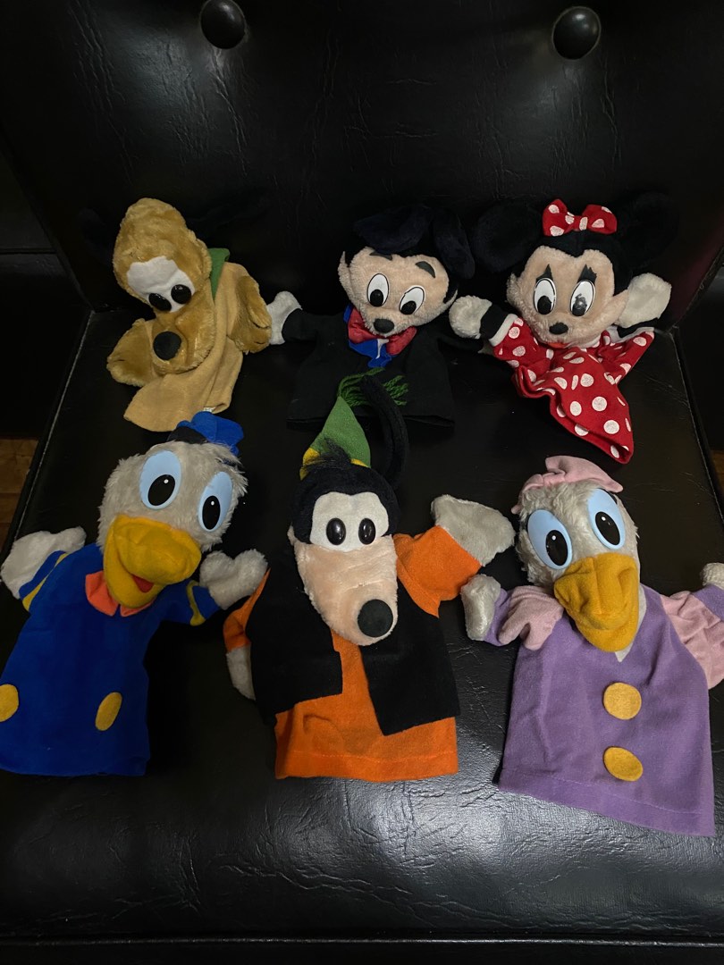 Vintage Disney Mickey Mouse and Friends Puppet Complete Set, Hobbies ...