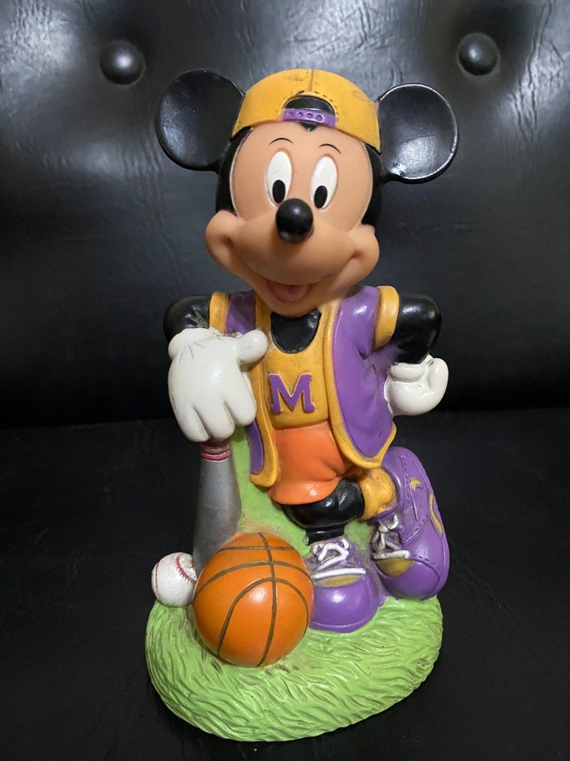Vintage Mickey Mouse Sports Moneybox, Hobbies & Toys, Memorabilia ...