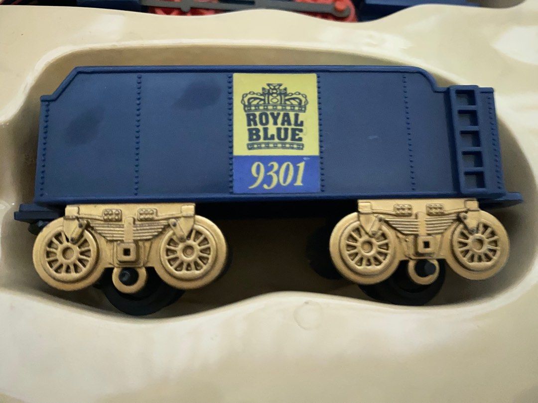 Vintage Royal Blue Train Set, Hobbies & Toys, Memorabilia ...
