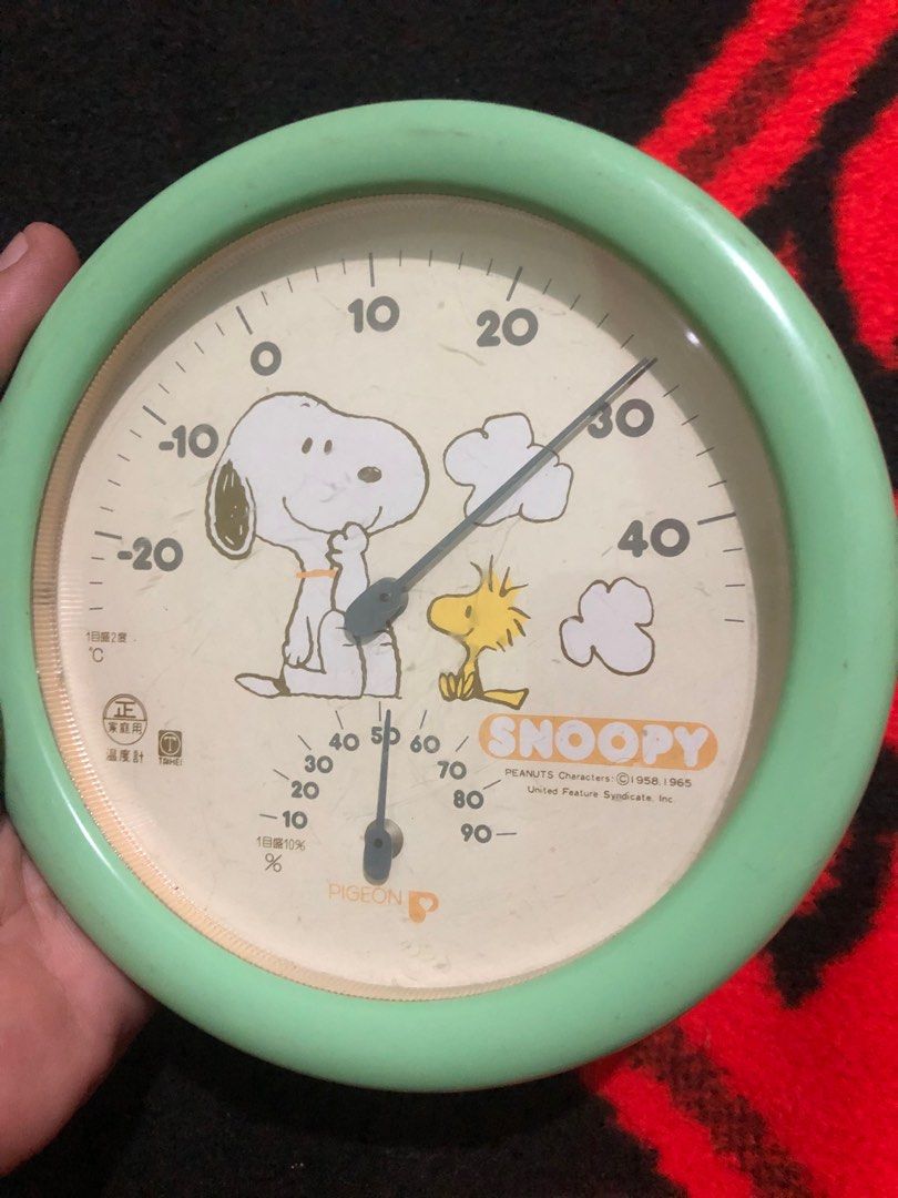 Vintage snoopy wall thermometer, Hobbies & Toys, Memorabilia ...
